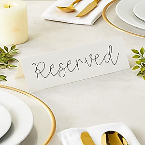 Sustainable Greetings Tent Table Place Cards (120 Count) Printer Friendly, 2.5 x 8.5 Inches