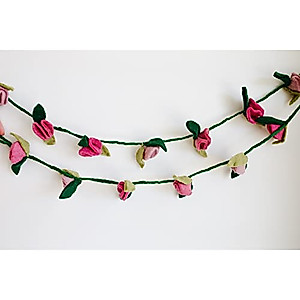 Giftsland Felt Banner Garland Spring Easter Decorations (Tulips)