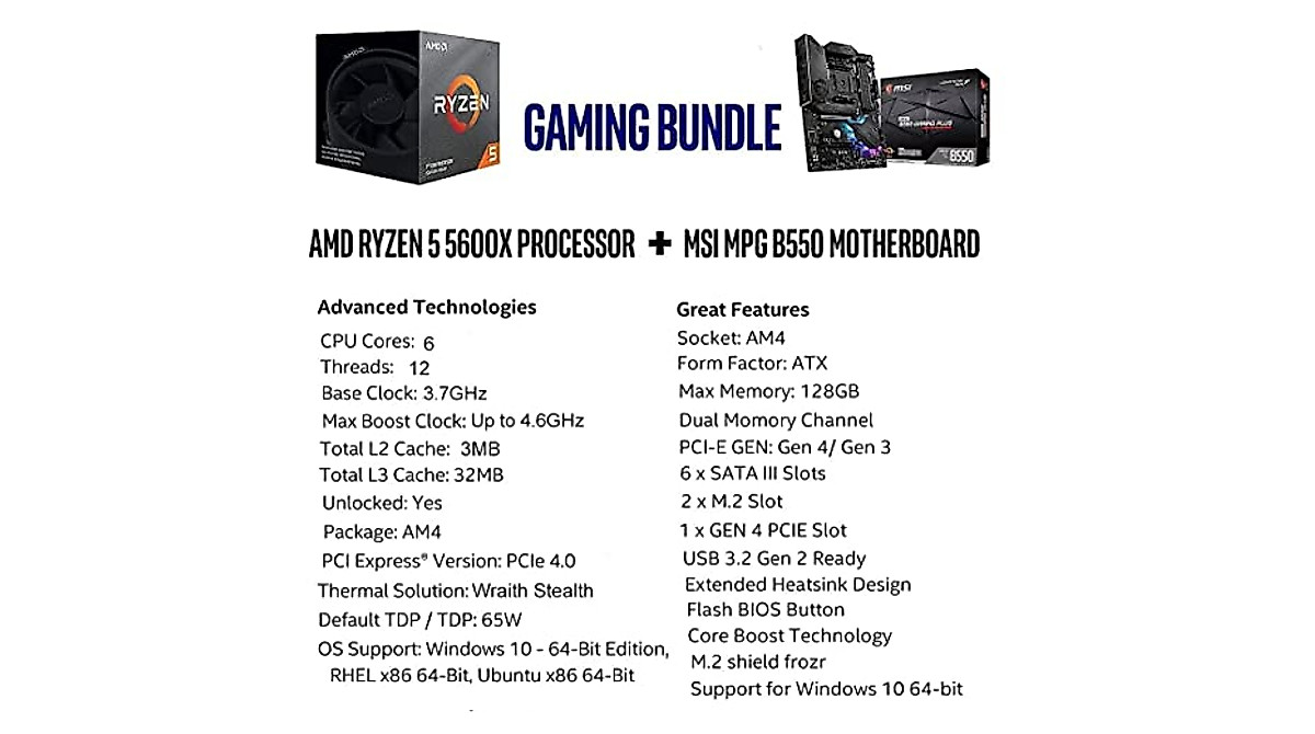 Upgrade Your Gaming with INLAND 1TB NVMe SSD & Ryzen 5 Bundle