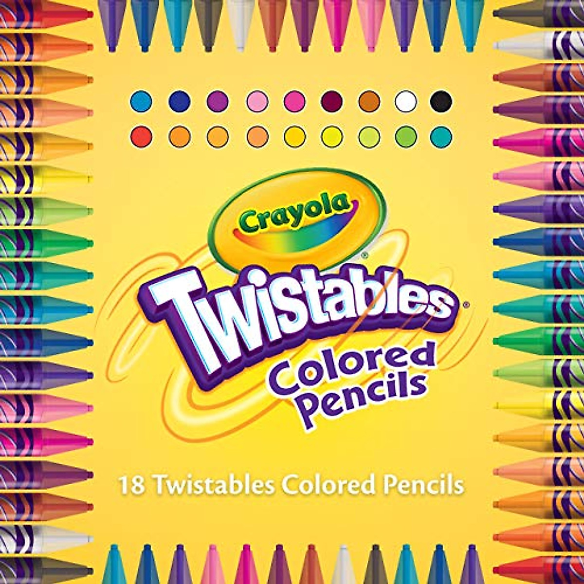 Crayola 18 Ct Twistables Colored Pencils