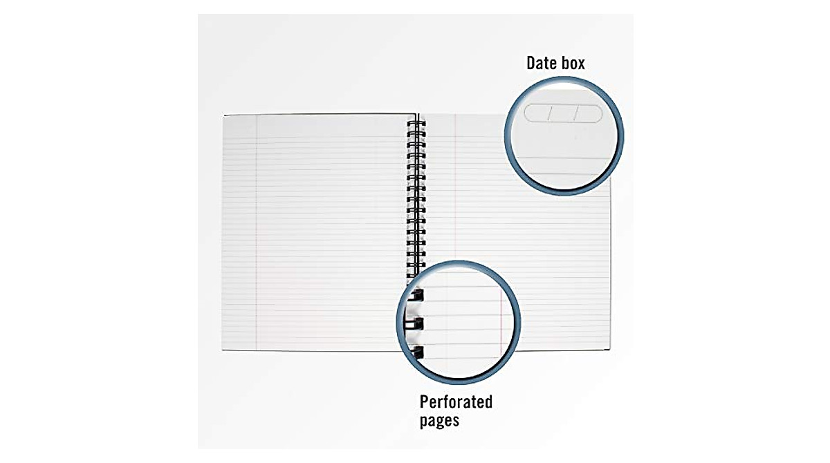 Cambridge Business Notebook with Durable Hardcover & Perforated Pages