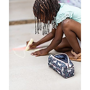 Simple Modern Pencil Case, Pouch, Box for School | Kids Durable Bag Organizer for Office, Makeup and Travel Supplies| Polyester Zip Pouch | Hudson Collection | Under Construction