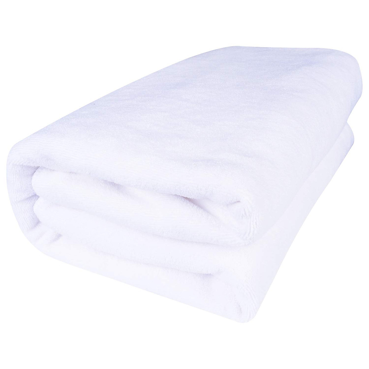 Microfiber Bath Towel Bath Sheets 1 Pack (32 x 71 Inch) Oversized Extra Large Super Absorbent Quick Fast Drying Soft Towels for Body Bathroom Travel (1, White)