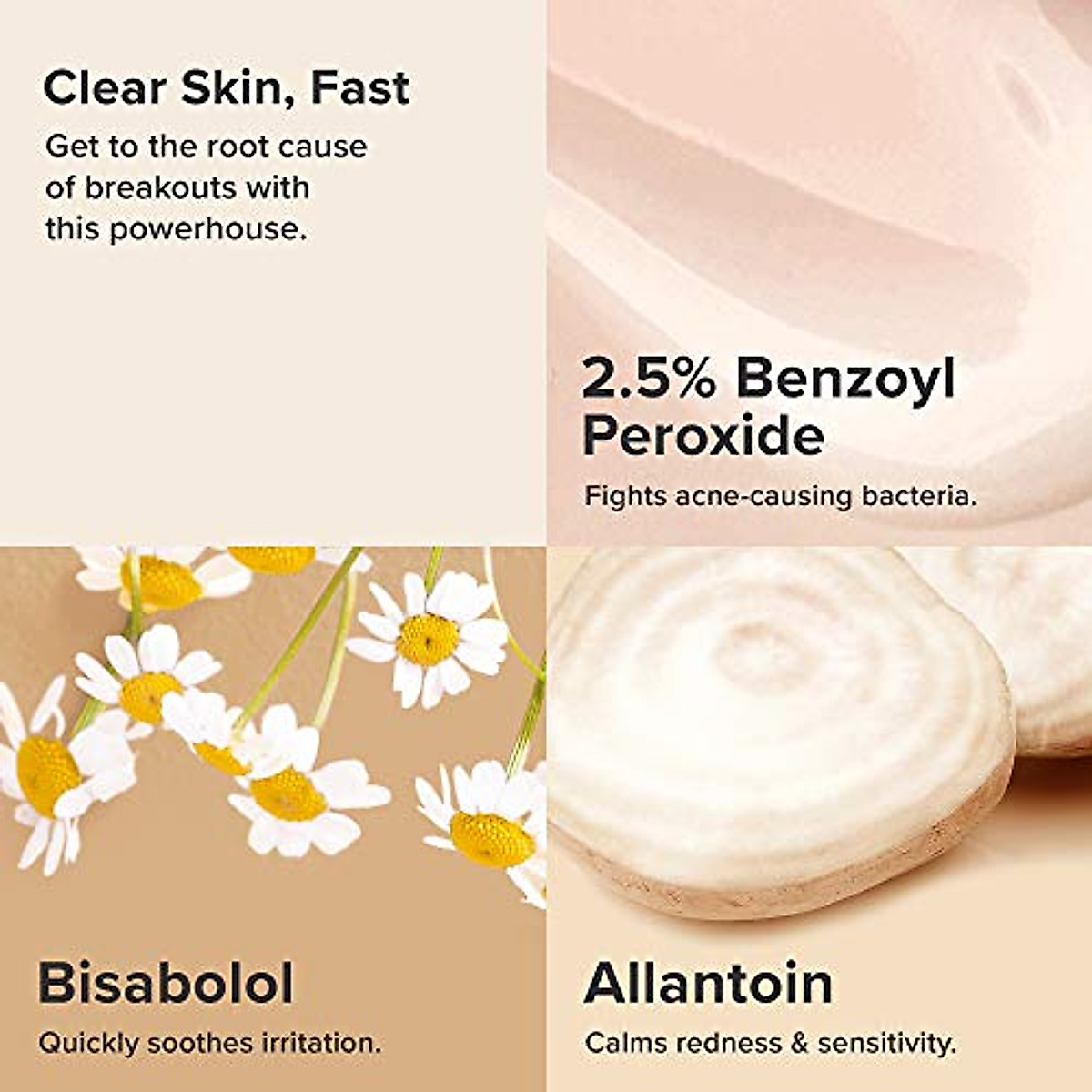 Paula’s Choice CLEAR Daily Skin Clearing Treatment with Benzoyl Peroxide for Facial Acne and Redness Relief, 2.25 Fl. Oz. (Regular Strength)