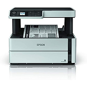 Epson EcoTank ET-M2170 Wireless Monochrome All-in-One Supertank Printer with Ethernet PLUS 2 Years of Unlimited Ink*,White