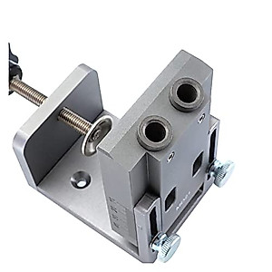 pocket screw jig MD21 Aluminum Alloy Pocket Hole Jig Kit With 9mm Step Drill Bit