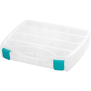 We R Memory Keepers 0633356607434 Storage Bins Storage & Decor-Divider Box, Clear