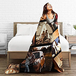 Custom Blanket with Photos Personalized Blanket Customized Throw Blanket Photos Custom Gifts for Christmas, Kids, Adults, Family Friends Lovers Dog Pets Personalized Birthday 50x30 in