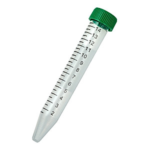 Celltreat 229411 Polypropylene Centrifuge Tube, Sterile, 15mL Volume, Re-Sealable Bag (Case of 500)