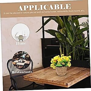 Abaodam Artificial Potted Plant Mini vase Faux Plants Indoor Eucalyptus Plant Faux Plant Bonsai Faux Potted Plants Artificial Hanging Plants Silk Flower False Green Plants Simulated Bonsai