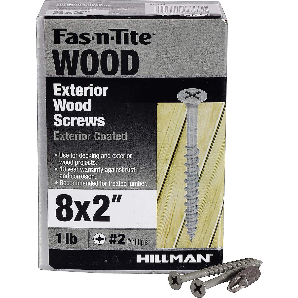 HILLMAN FASTENERS 48384 LB 2x8 Extension PH Wood Screw
