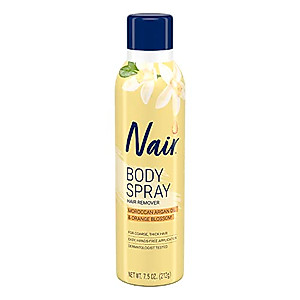 Nair Hair Remover Body Spray, Arm, Leg and Bikini Hair Removal Spray, 7.5 Oz Can