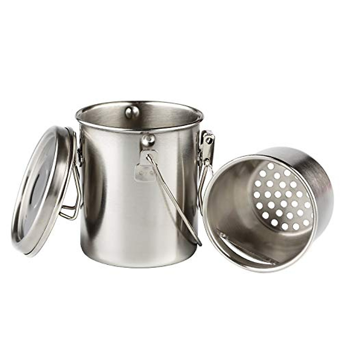 MYARTOOL Paint Brush Washer, Portable Leak-Proof Brush Cleaner with Lid and Filter Screen, 3-1/4" tall x 3" dia.