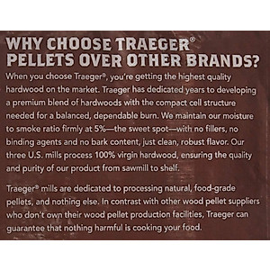 Traeger Grills Signature Blend and Mesquite Hardwood Pellets - Versatile, Bold Flavors for Grilling and Smoking