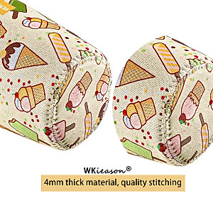 Reusable Iced Coffee Insulator Sleeve for Cold Beverages and Neoprene Cold Coffee Cup Sleeves Cooler Cover 16-32OZ for Coffee Cups, McDonalds, Dunkin Donuts, More(Floral green)