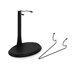 DS. DISTINCTIVE STYLE 1/6 Scale Action Figure Display Stand Set (U and C Clips) for 12 Inch Action Figure, Adjustable Height (5 to 8 Inches)