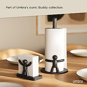 Umbra Buddy Counter Top Paper Towel Holder Black