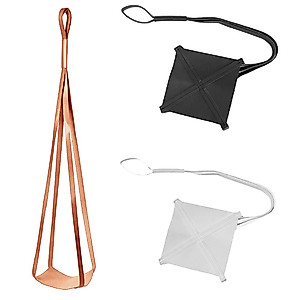 Leather Hanging Planters Holders Plant Hanger,Hanging Baskets Leather Hanging Flower Pot Basket for Home Decor Cactus Succulents Flower Basket White