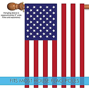 Toland Home Garden 101266 USA American Flag 28x40 Inch Double Sided American Garden Flag for Outdoor House Patriotic Flag Yard Decoration