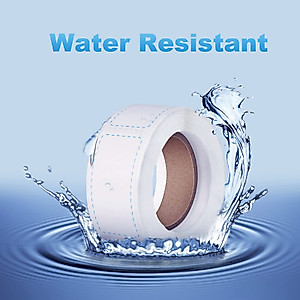 300pcs Removable Freezer Labels, Yoget 1 x 2 Inch Food Storage Stickers, Refrigerator Freezer Paper Label Easy Clean Leaves No Residue, Blue Food Labels Roll