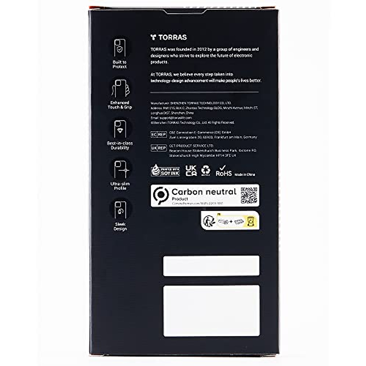 TORRAS Diamond Clear for iPhone 14 Pro Max Case [Anti-Yellowing][Exceed 3X Mil-Grade Drop Protection] Shockproof Slim Yet Protective Hard Back Soft Bumper with Airbag for iPhone 14 Pro Max Phone Case