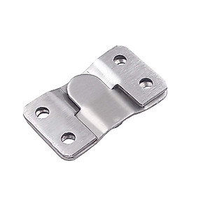 4 Pieces (2 Pairs) Stainless Steel Universal Sectional Sofa Interlocking Photo Frame Connector Bracket Sofa Connector Bracket 2mm Thickness Sectional Couch Bracket with Screws, Large
