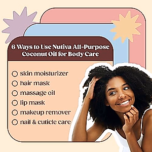 Nutiva Organic Steam-Refined Coconut Oil, 15 Fluid Ounce, USDA Organic, Non-GMO, Vegan, Keto, Paleo, Neutral Flavor and Aroma for Cooking & Natural Moisturizer for Skin and Hair