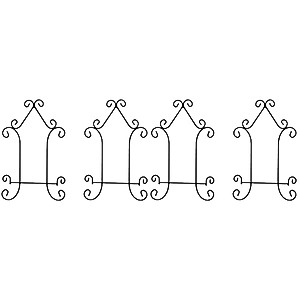 YARNOW 4 Pcs Plate Hangers Plate Holder for Wall Artwork Display Support Canvas Painting Holder Rack Artwork Wall
