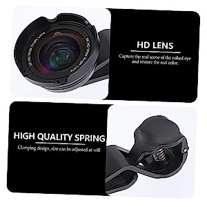 Cell Phone Lens 1 Set Phone Camera Blush Set Lip Gloss Set Mobile Lens Lip Gloss Kits Lip Gloss Sets Abs Black Creative Cell Phone Lens Earth Tones Makeup Bling Accessories