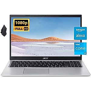 2022 Acer Aspire 5 Slim Laptop, 15.6 inch FHD IPS Display, 11th Gen Intel Core i3-1115G4 Processor (Beats Ryzen 3 3250U), WiFi 6, Amazon Alexa, Windows 11 Home in S Mode (20GB RAM | 1TB SSD)