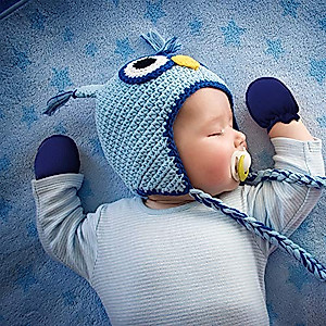 12 Pairs Newborn Baby Mittens Toddler No Scratch Mittens for 0-6 Months Baby Boys Girls (White, Light Grey, Navy, Grey, Dark Grey, Black)