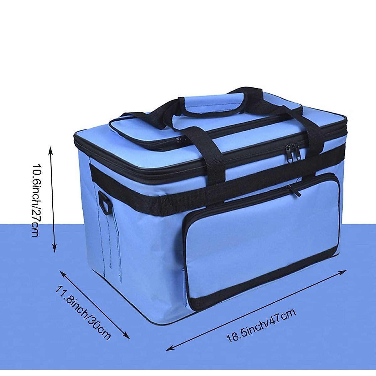 Art Supplies Organizer Bag Art Craft Tool Storage Tote Bag Art Supplies Carrying Bag Case Artist Travel Carrier Bag Waterproof Paint Box Case Foldable For Drawing Sketch Painting Large Capacity