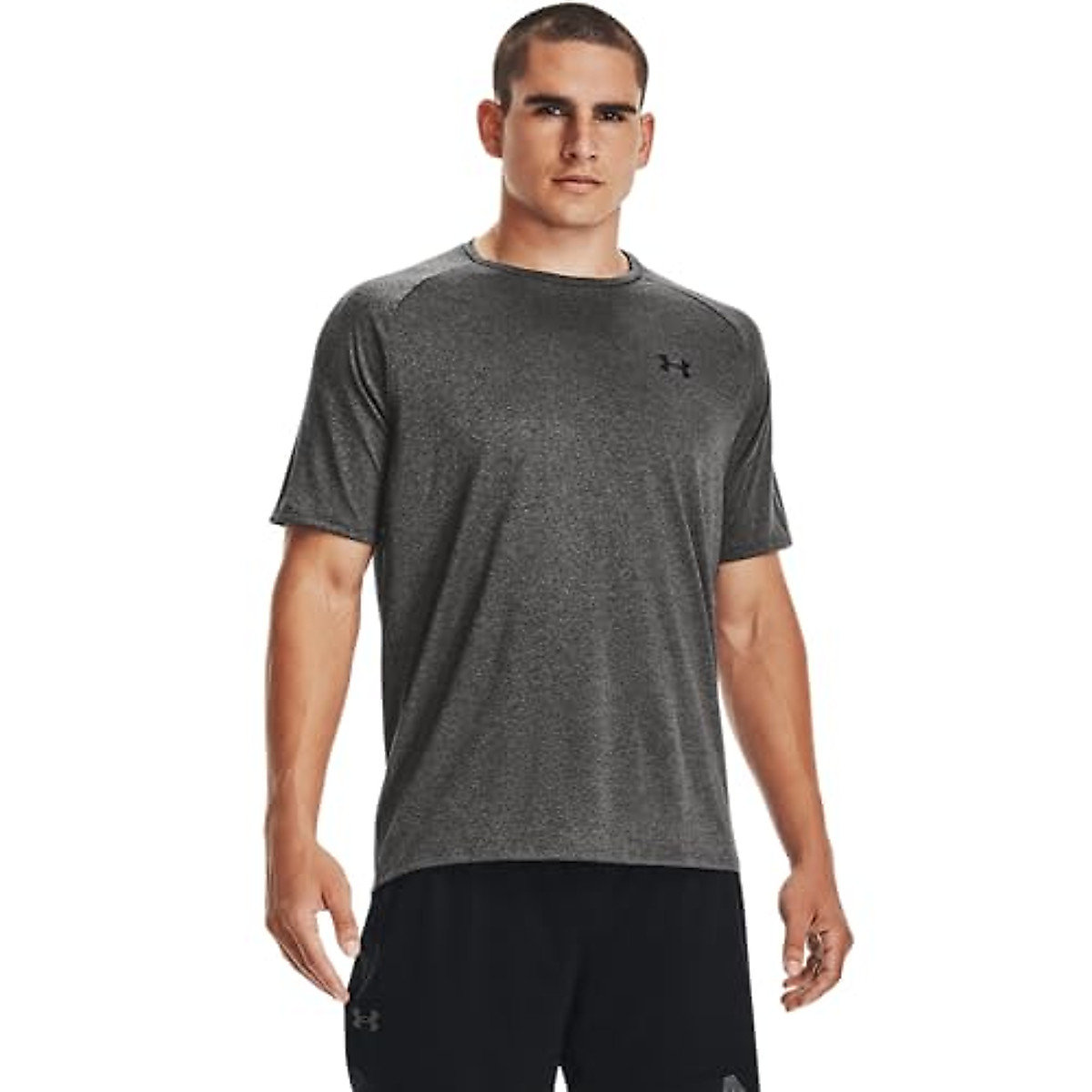 Under Armour Men's Tech 2.0 Short-Sleeve T-Shirt , Carbon Heather (090)/Black, Medium