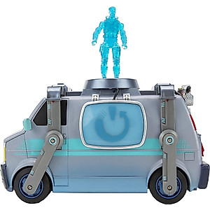 Fortnite Feature Deluxe Reboot Van Vehicle, Electronic Vehicle with 4-inch Articulated Reboot Recruit (Jonesy) Figures and Accessory