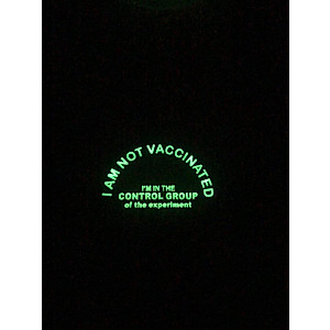 TUFF Glow in The Dark 3D PVC Patch, 2.5 Inch No Vax PVC Patch with Hook and Loop Fastener, Well Made Hook Backed Morale Patches, Perfect to Apply to Any Loop Surface