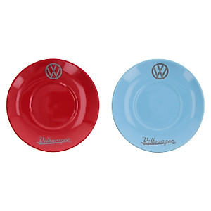 BRISA VW Collection - Volkswagen Espresso Cups Coffee-Tea-Cappuccino Set in T1 Bus Design (Bus Front/2 Colors/2-Piece Set/100ml/3.4 fl oz)