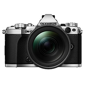 Olympus OM-D E-M5 Mark II Kit, Micro Four Thirds System Camera (16.1 Megapixel, 5-Axis Image Stabilisation, Electronic Viewfinder) + M.Zuiko 12-40 mm PRO Universal Zoom, Silver/Black