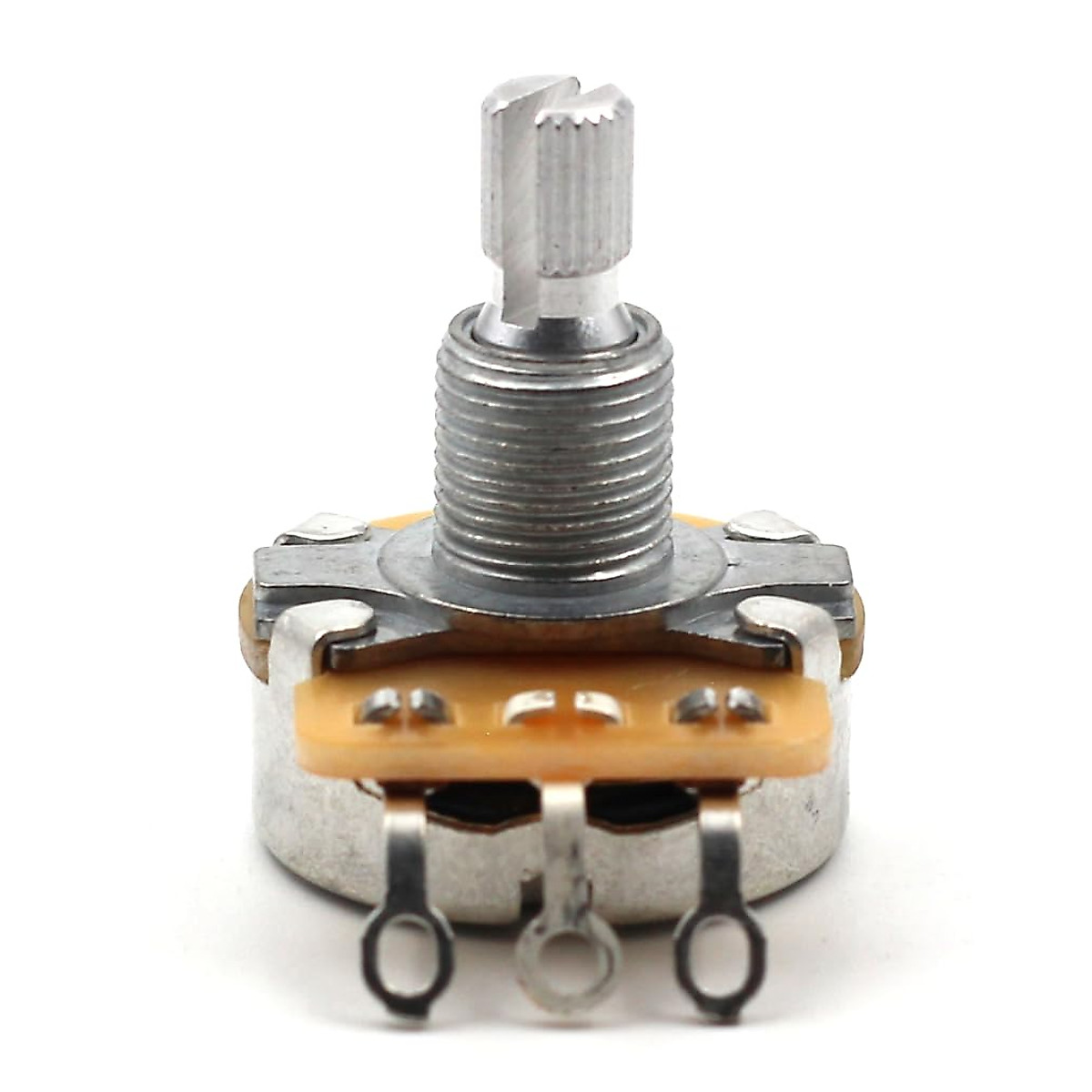 The Art of Tone Electric Guitar Parts Kit: Audio Taper CTS 500k Pot: Set of 4 (4X) Split Shaft, Replacement for Fender Potentiometer.