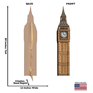 Advanced Graphics Big Ben Clock Tower Life Size Cardboard Cutout Standup