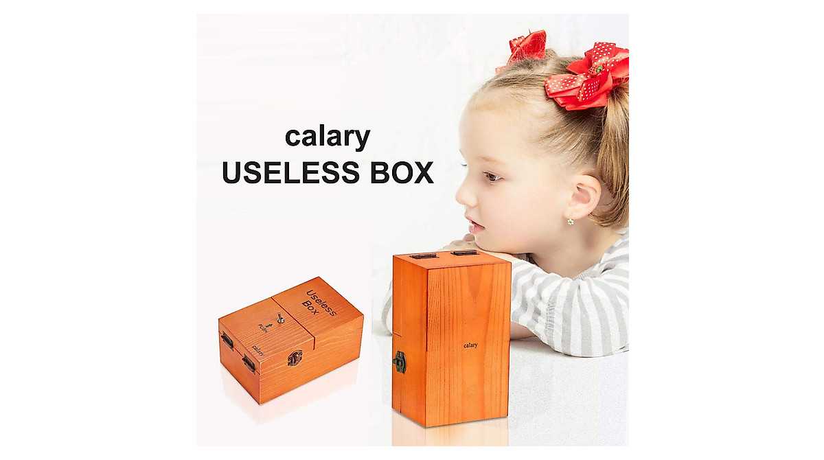 Calary Useless Box: Fun Stress Reliever & Unique Gift