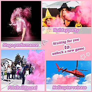 POPUPARTY Gender Reveal Powder - 2 lbs Pink – Perfect for Baby Reveal Balloons, Burnouts, Car Exhaust, Photoshoots, Pinatas