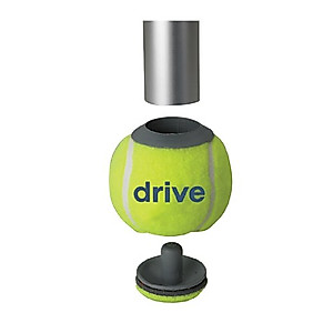 Drive Medical 10121 Walker Tennis Ball Glides, Yellow