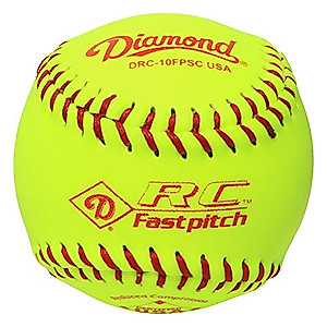 Diamond Sports 6-Gallon Yellow Ball Bucket with 18 DRC-10FPSC USA 10-inch Yellow Softballs