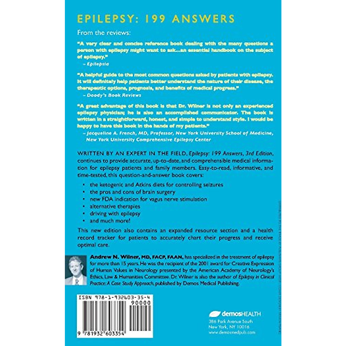 Epilepsy, 199 Answers: A Doctor Responds To His Patients Questions