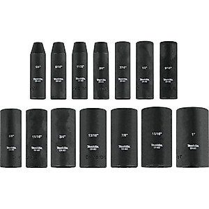Makita A-99655 14 Pc. 3/8" Drive Deep Well Impact Socket Set