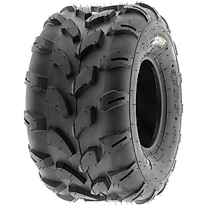 SunF A003 ATV/UTV/Lawn-Mowers Off-Road Tire 20x10-8, 6 PR, Directional Tread (Pair of 2)