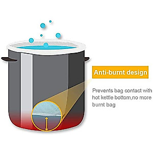 Brew Bag, 2 Pack Extra Large (26" x 22") Straining Bag,Reusable Cold Brew Bags Fine Mesh Bag for Fruit Cider Apple Grape Wine Press Drawstring Straining Brew in a Bag