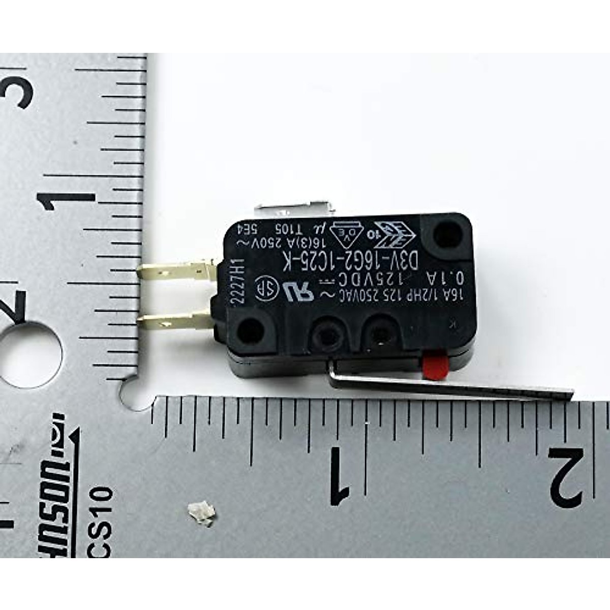 Omron Electronic Components Microswitch, Hinge Lever, Spdt 16A 250V - D3V-16G2-1C25-K