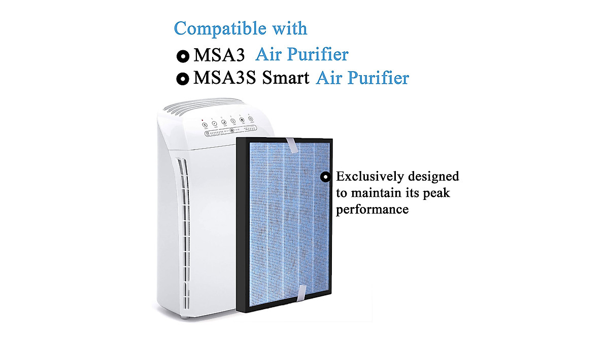 Replace Your MSA3 Air Filter - 3-in-1 True HEPA Pack
