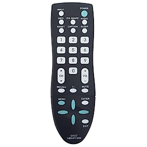 GXCC Replace IR Remote Control fit for Sanyo LCD CRT TV HDTV DP19648 DP19649 DP26640 DP26648 DP26649 DP32640 DP32642 DP39842 DP39843 HT27547 DP39E23 DP39E23T DP39E63 DP-39E63 DP42142 sub for GXFA